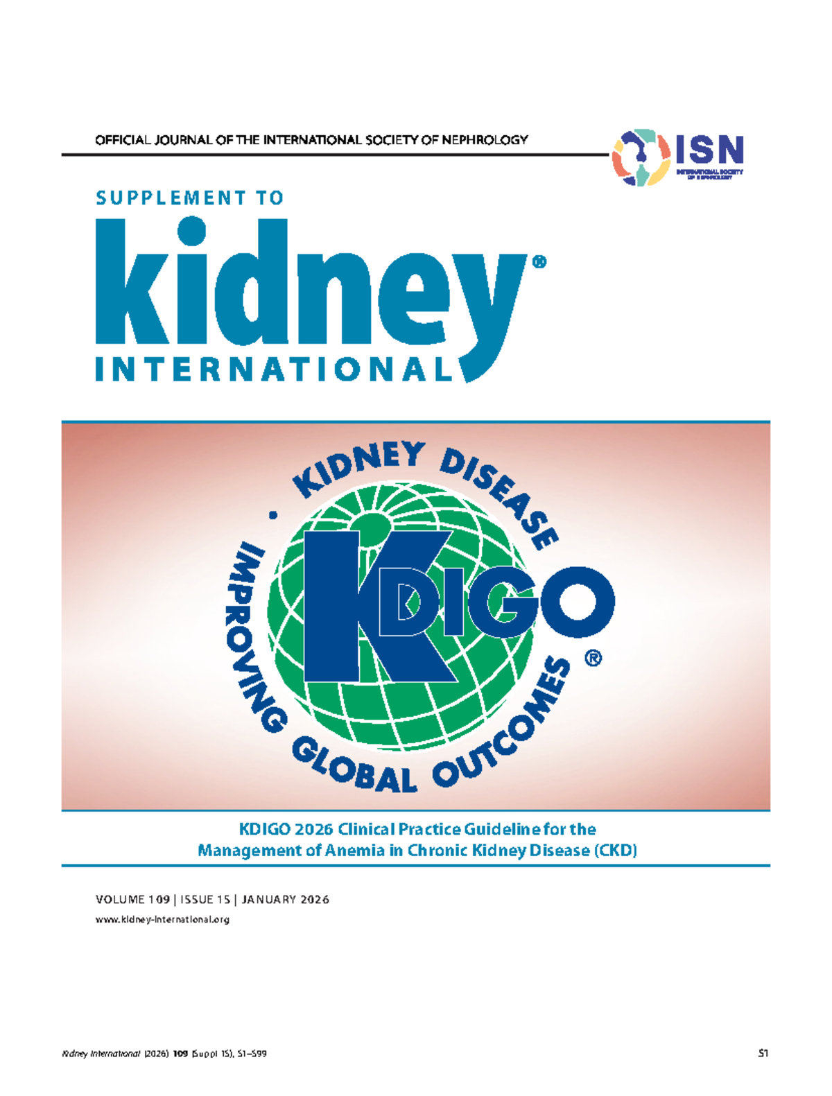 KDIGO 2026 Clinical Practice Guideline for Anemia in CKD - Studocu