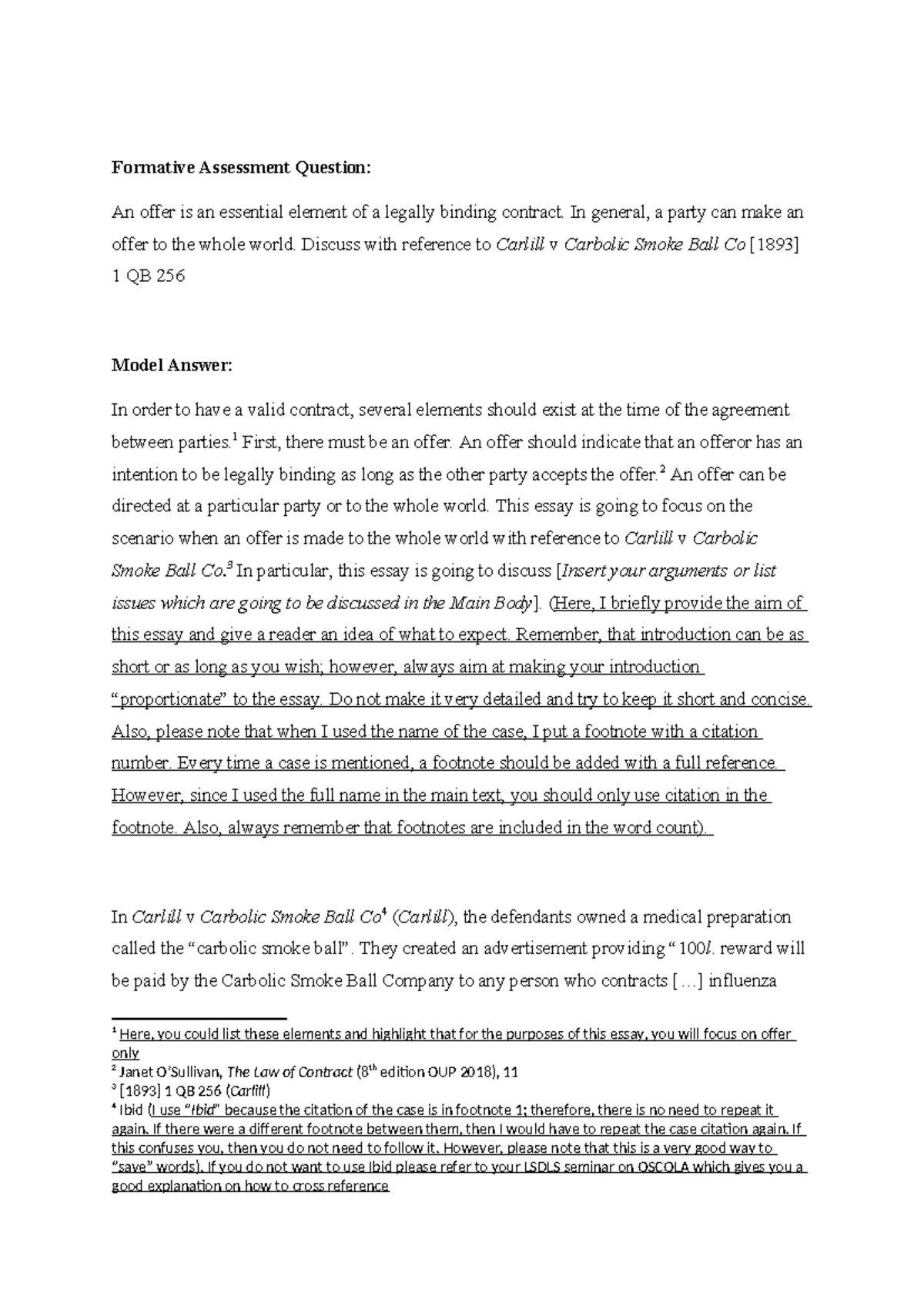 Formative Assessment Model Answer - Tagged - Formative Assessment ...