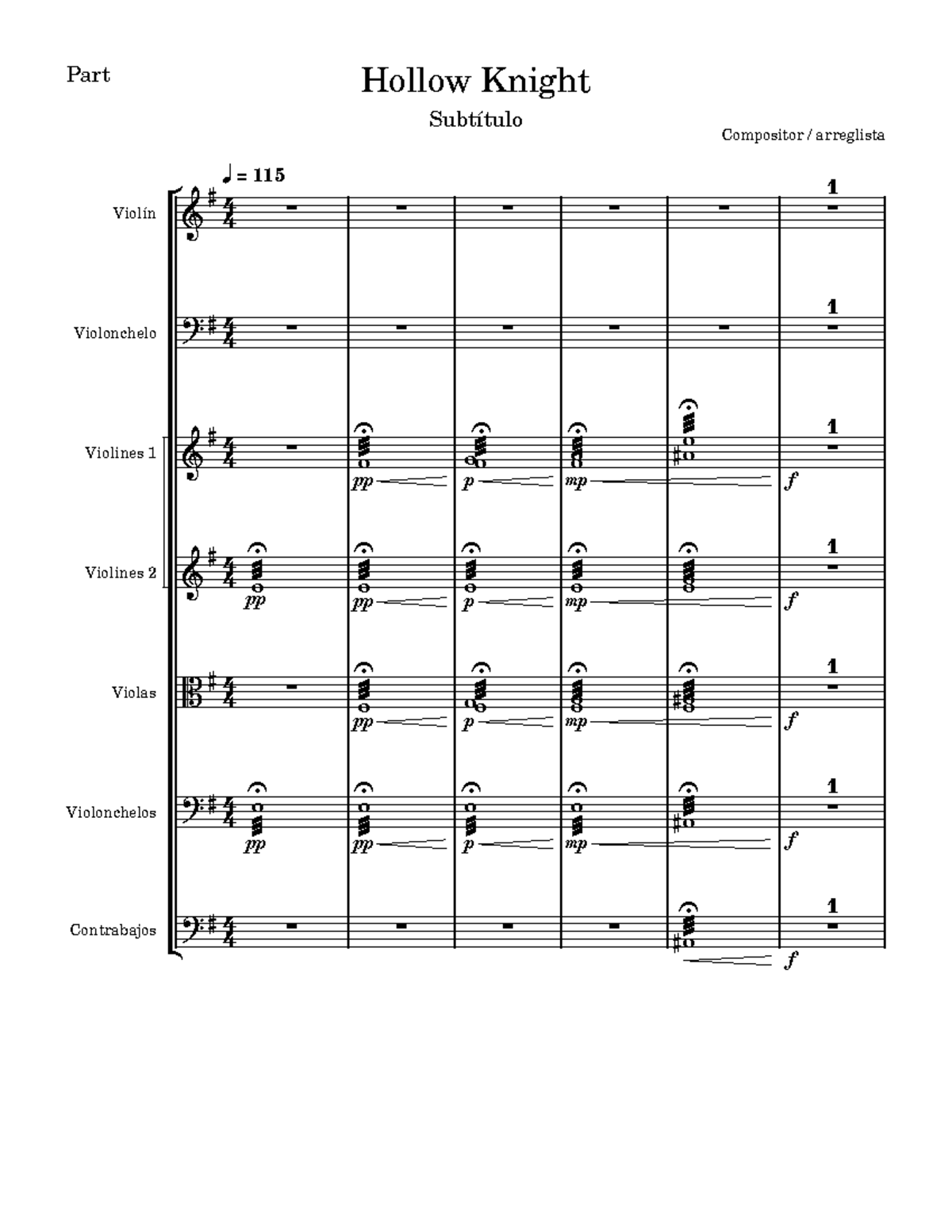 Hollow Knight: Part - Music Notes and Arrangements - Studocu