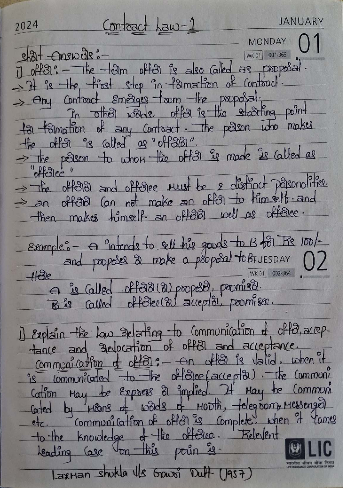 LIC Life Insurance Corporation of India: January 2024 Weekly Overview ...