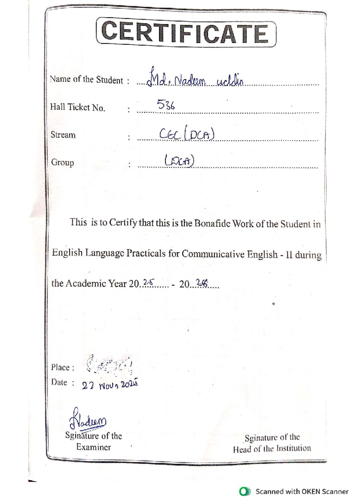 Communicative English II - Practical Record Book (2025) - Studocu