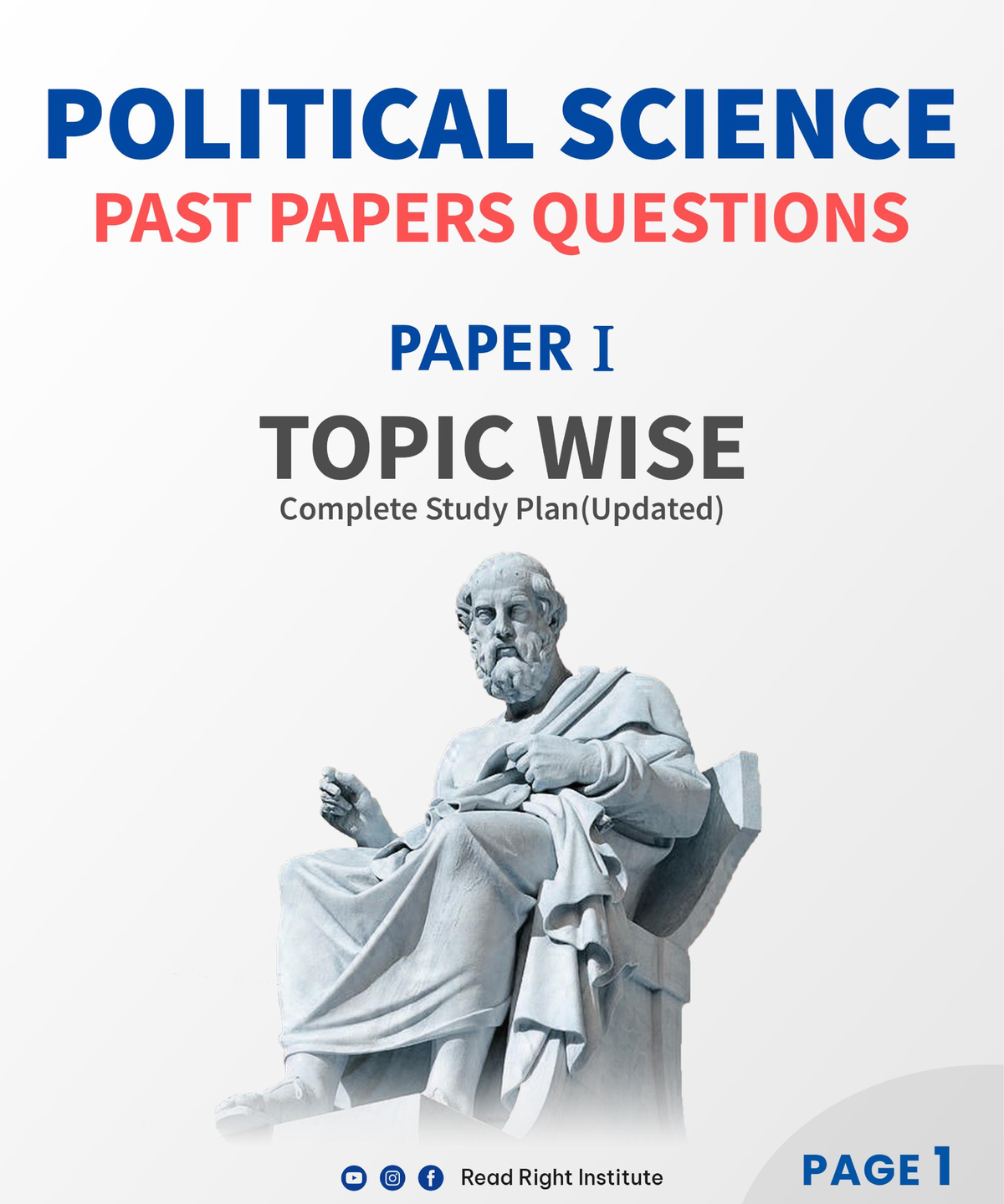POLITICAL SCIENCE PAST PAPERS: TOPIC-WISE STUDY GUIDE (UPDATED) - Studocu