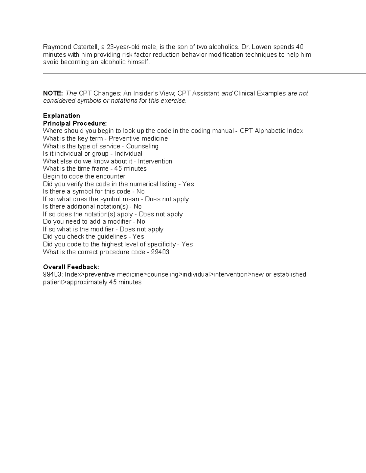 Unit 6 Lab Assignment - E/M Coding for Various Patient Encounters - Studocu