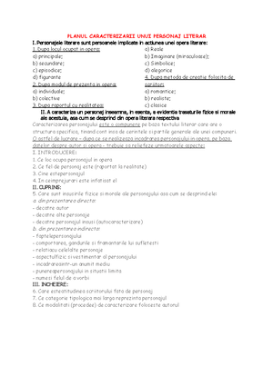 58281521-Schema-Caracterizare - SCHEMĂ DE CARACTERIZARE I. INTRODUCERE ...