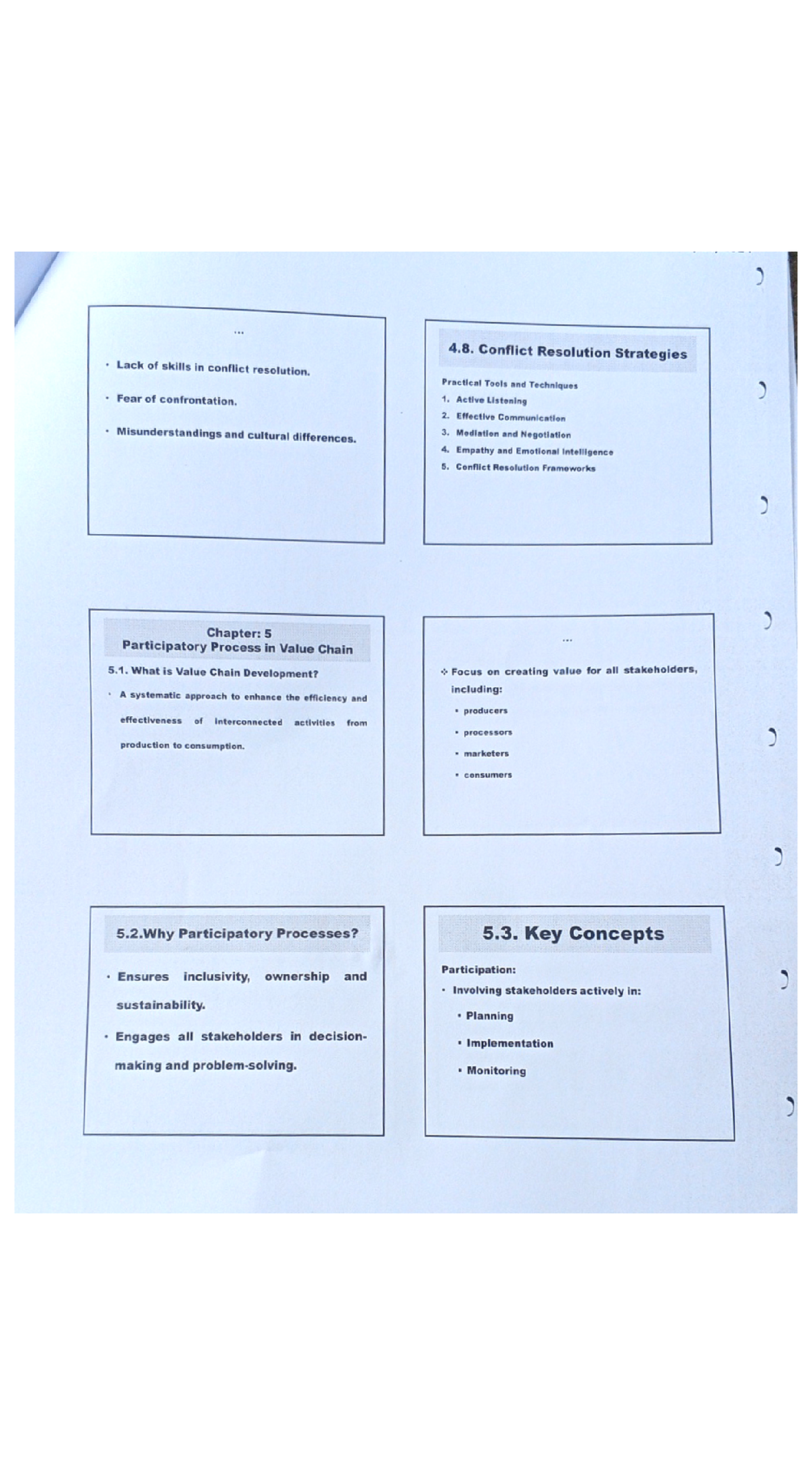 Change chap 5 - Good - ) 4. Conflict Resolution Strategies Lack of ...