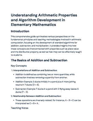Understanding Numbers: Counting, Numeration, and Base-10 Systems ...