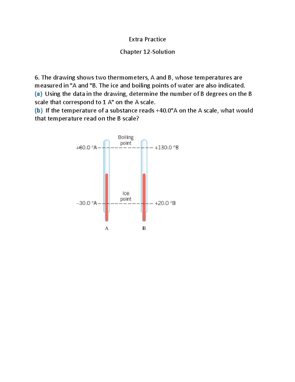 Ch12 extra sol - No additional - Extra Practice Chapter 12-Solution The drawing shows two - Studocu