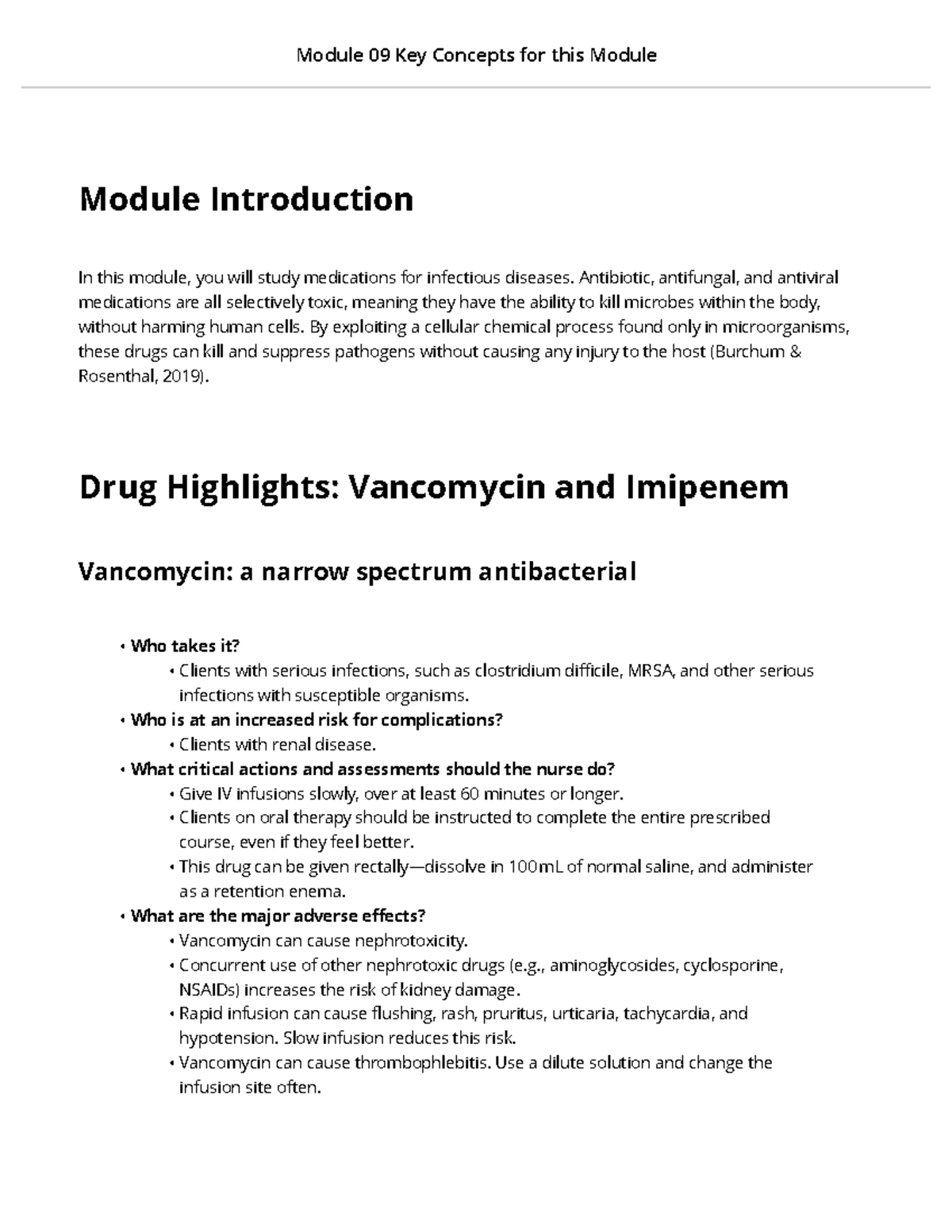 Module 09 Key Concepts For This Module Module 09 Key Concepts For This Module Module
