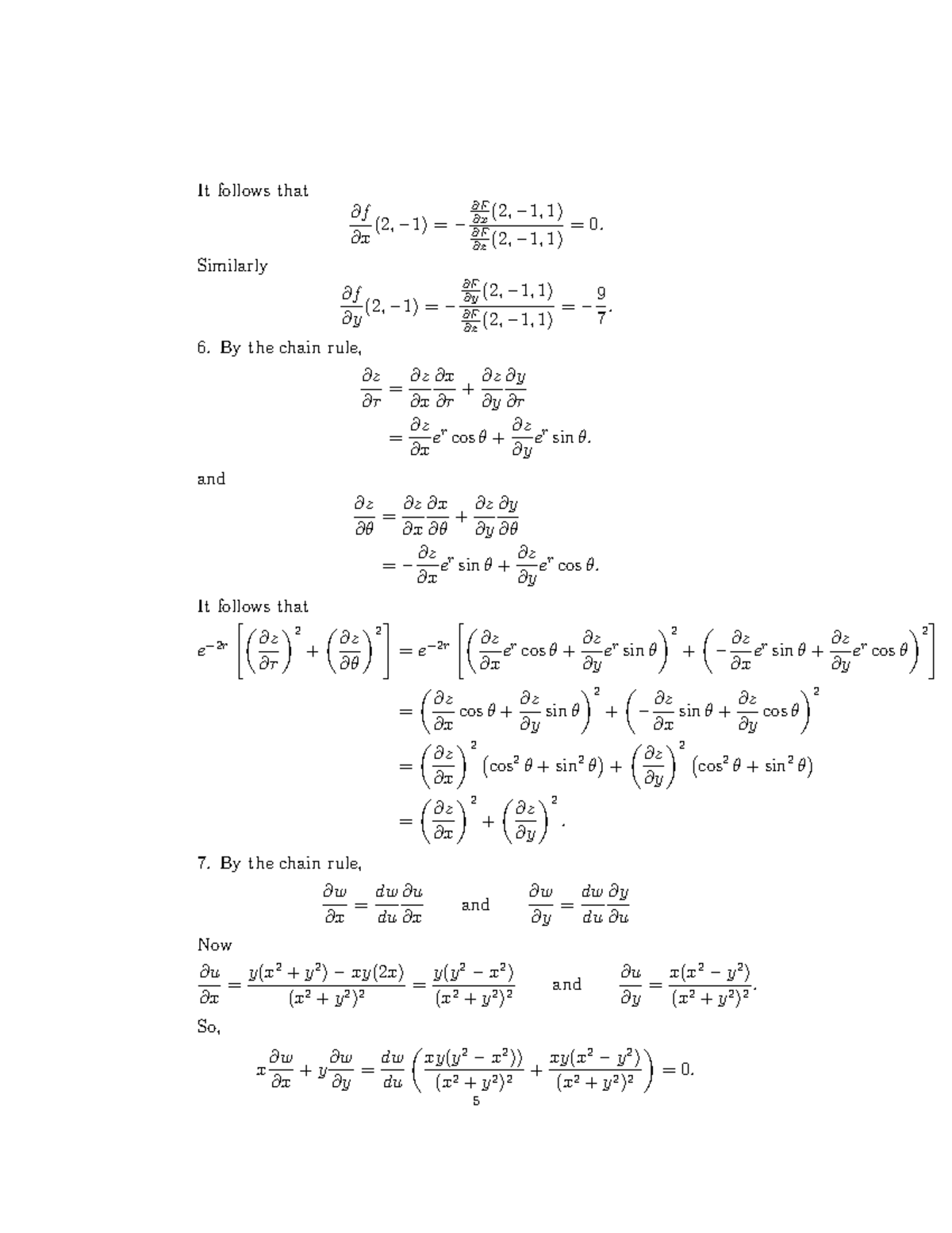 MIT 18.022F10 Model 5 – Part 3: Chain Rule Applications - Studocu