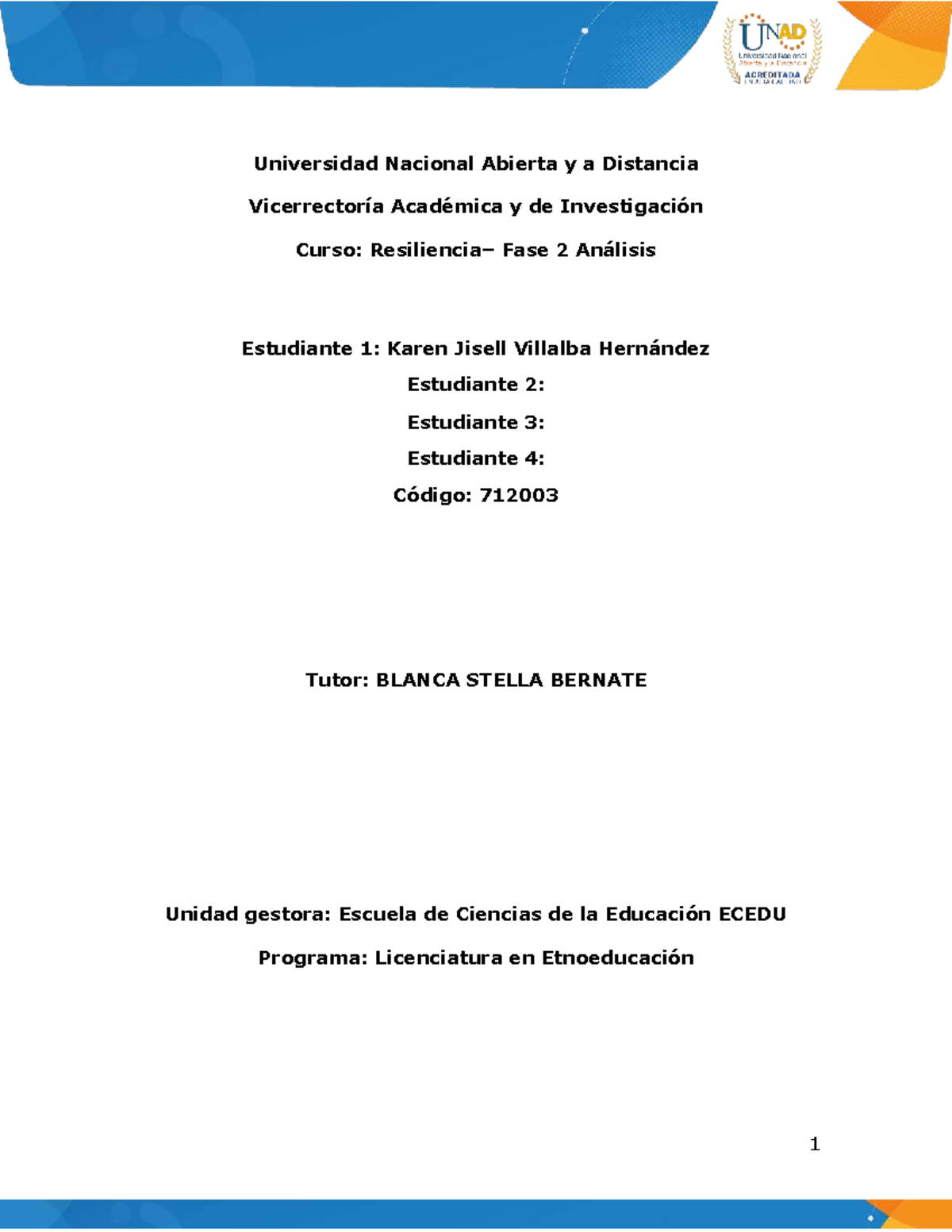 Matriz de Análisis: Ética y Humanización en la Educación - ECEDU 712003 ...