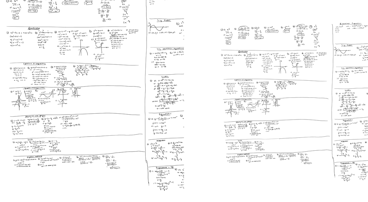 Maths Pure Detailed Notes: Equations, Ratios & Quadratics - Studocu