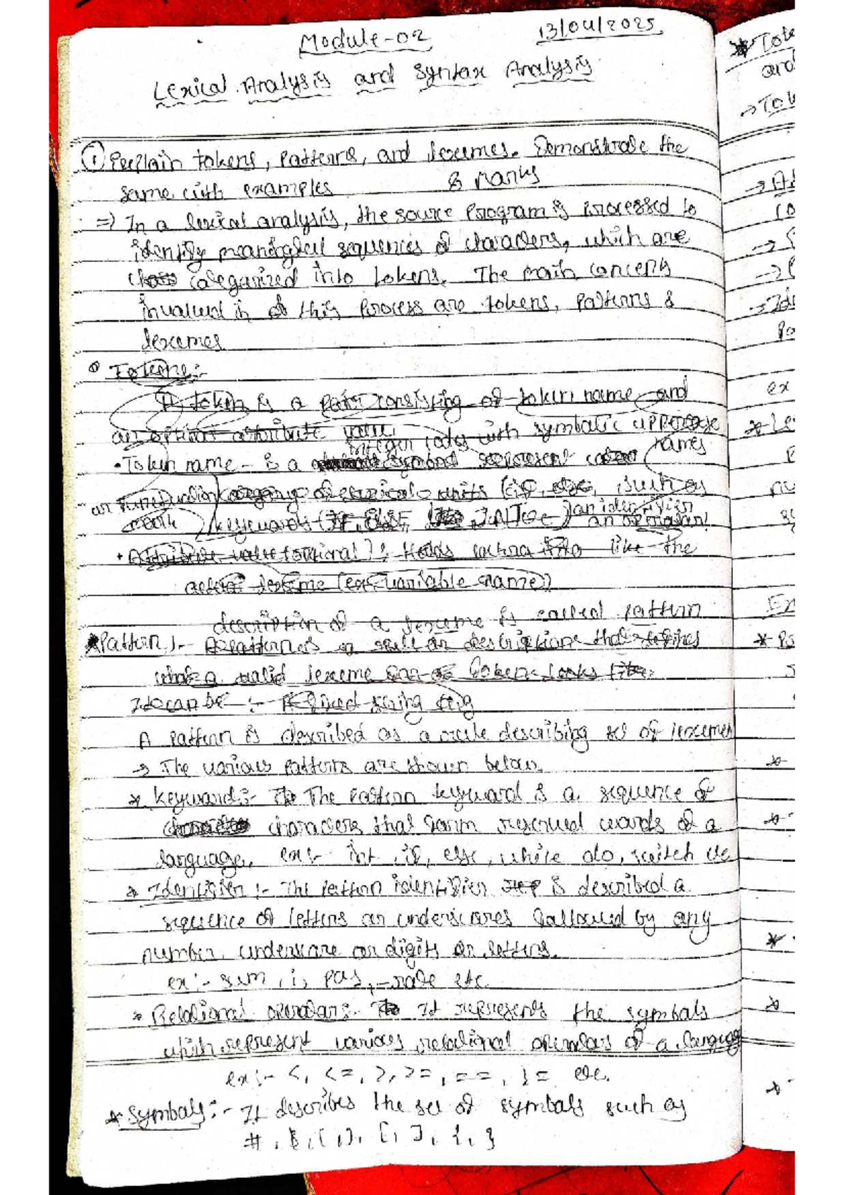 Compiler Design: Lexical and Syntax Analysis (Module 02) - Studocu