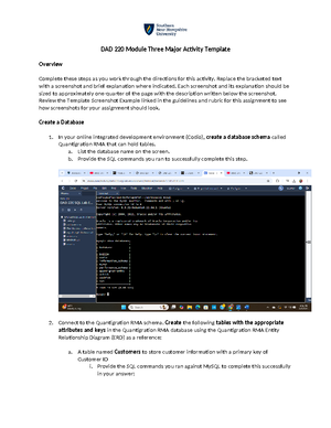 DAD 220 Module Two Lab Template - DAD 220 Module Two Lab Template ...