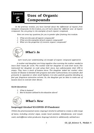 Scie Tech Fact Sheet - Instruction: In a one whole sheet paper, make a ...