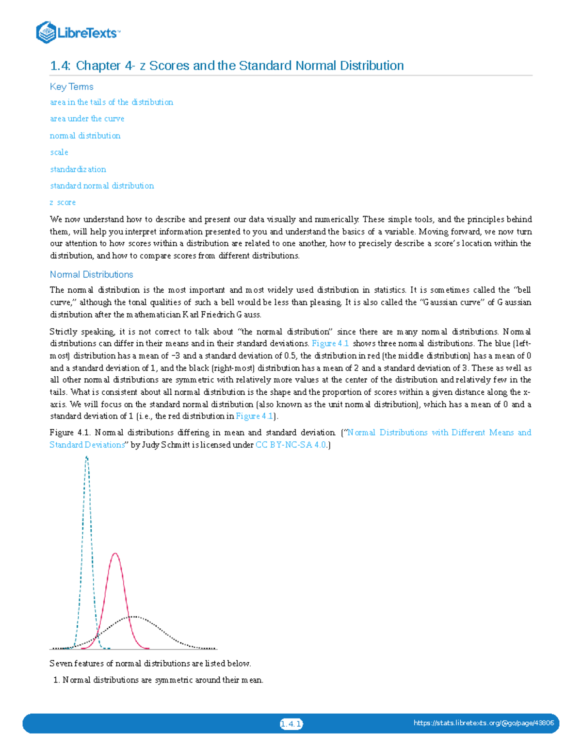 1.4: Chapter on z Scores & Standard Normal Distribution in Stats - Studocu