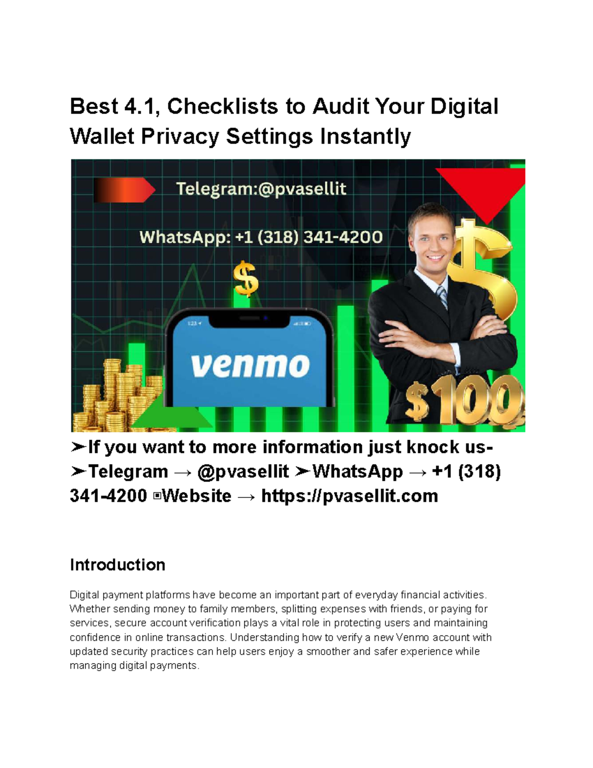 Best 4.1: Essential Checklists for Digital Wallet Privacy Audits - Studocu