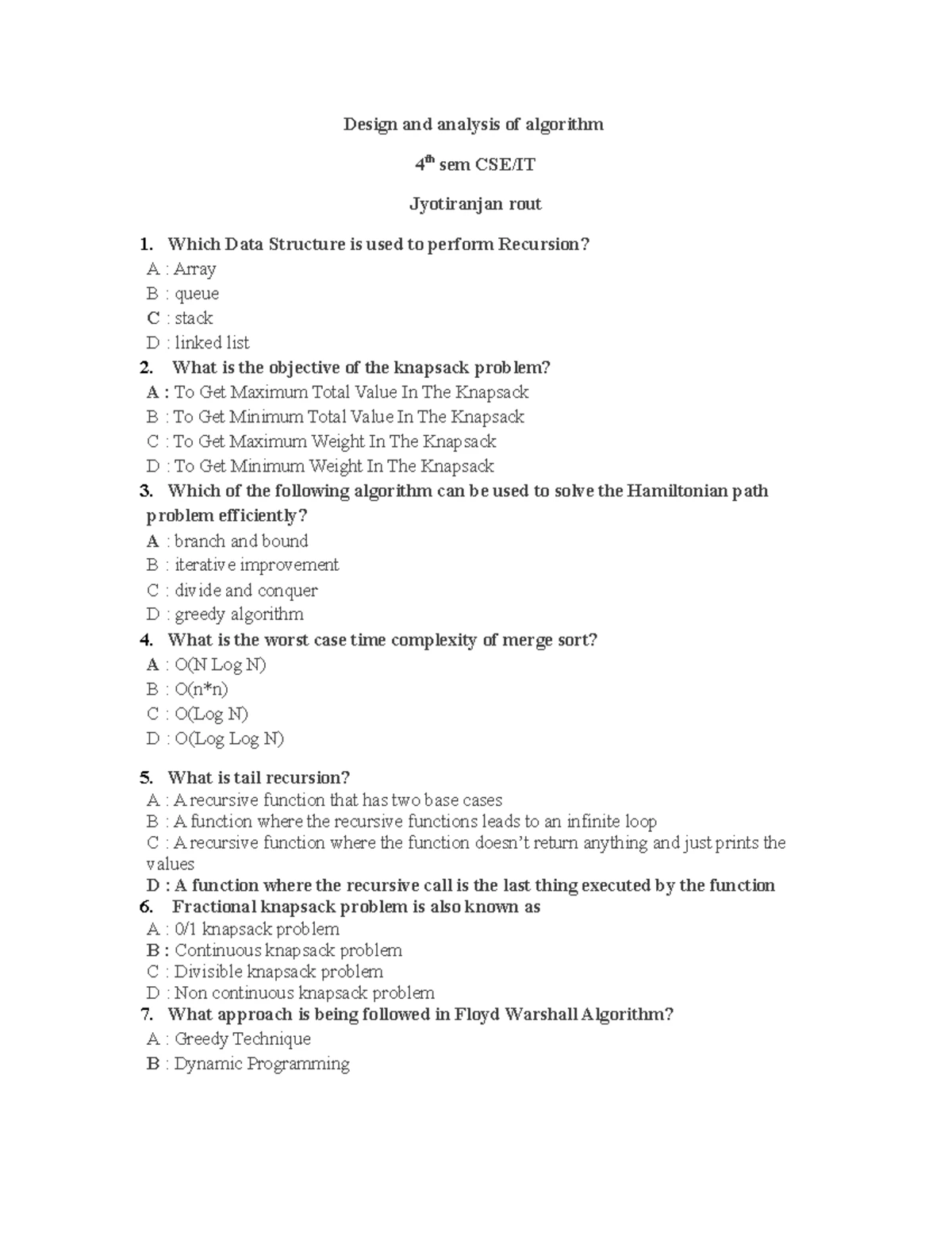 Practical file Questions of IT 402 Students - Practical file Questions of IT 402 : UNIT 3 ...