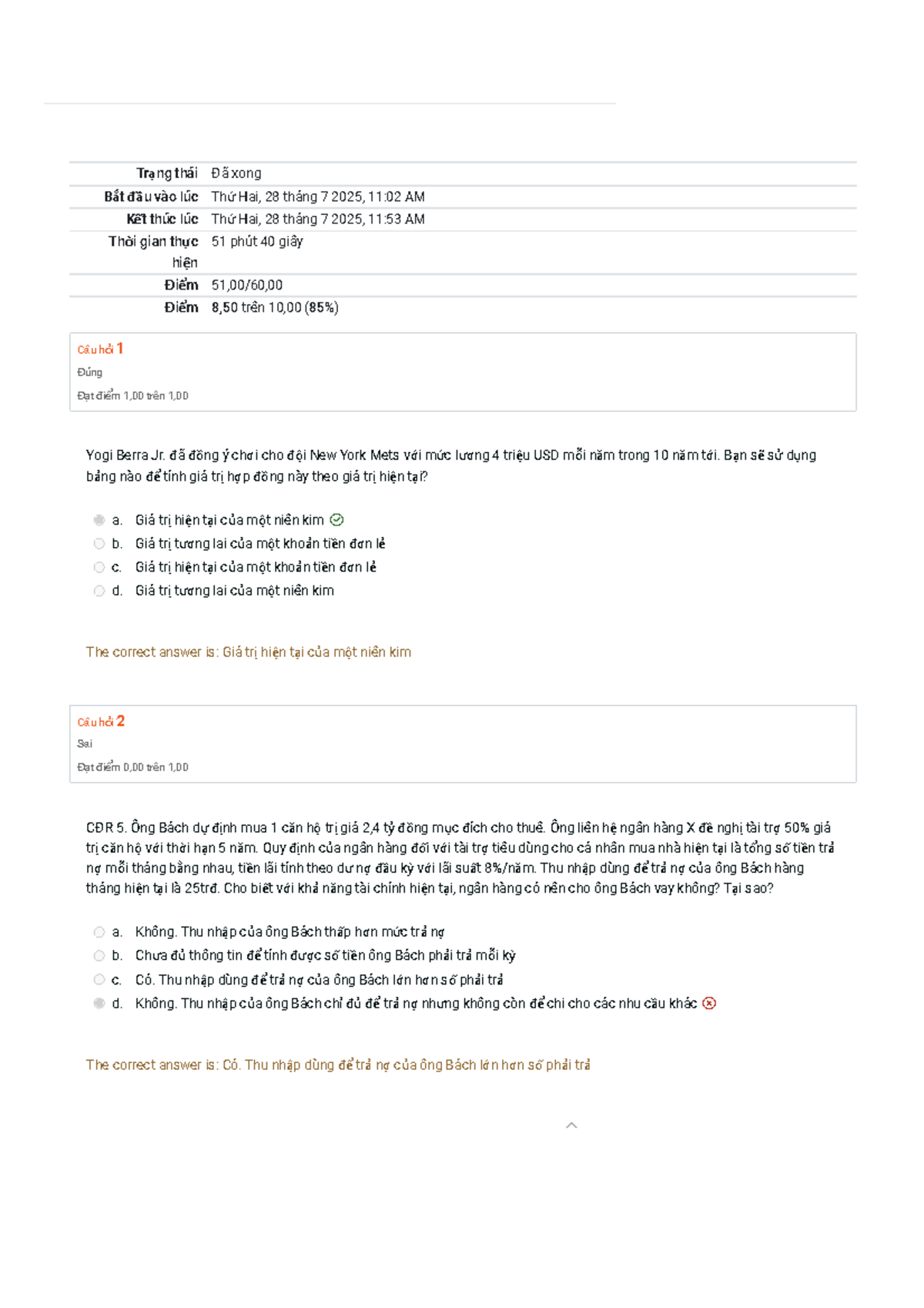 Đánh giá lần làm thử UEL E-Learning: Tài chính cá nhân và quản lý ngân ...
