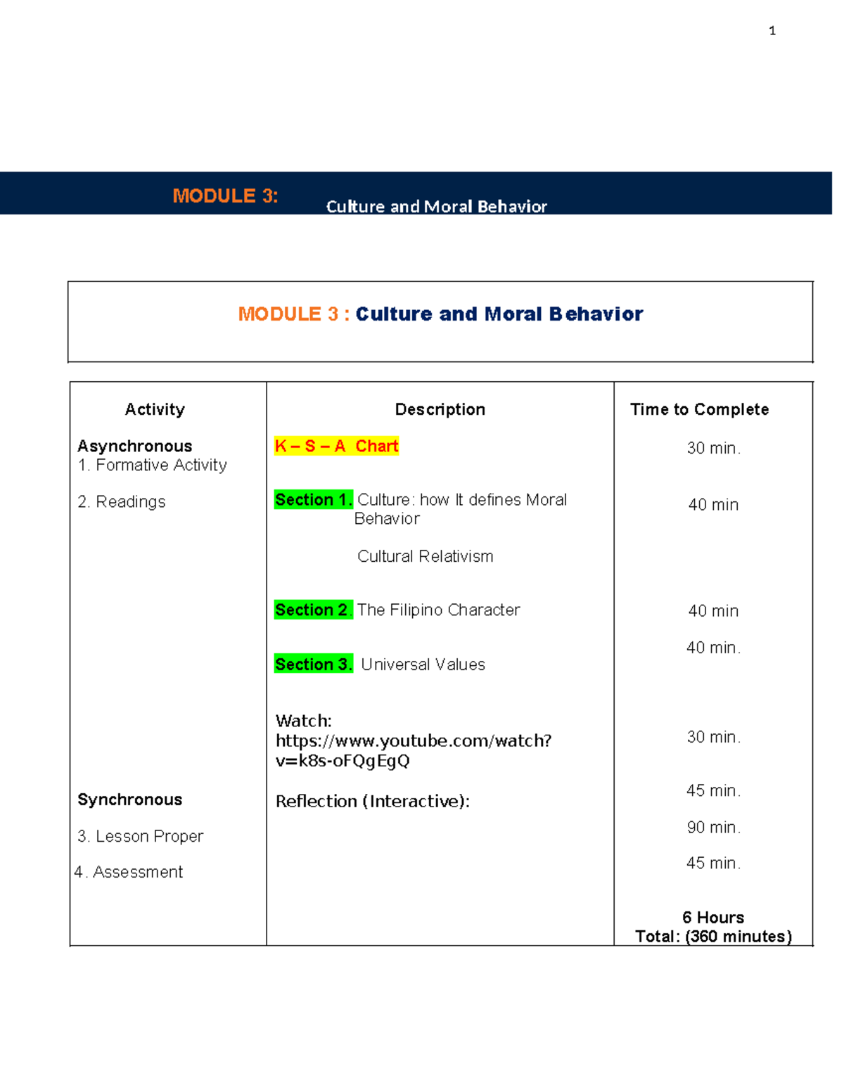 Ethics GE 2: Culture, Moral Behavior & Filipino Character Insights - Studocu