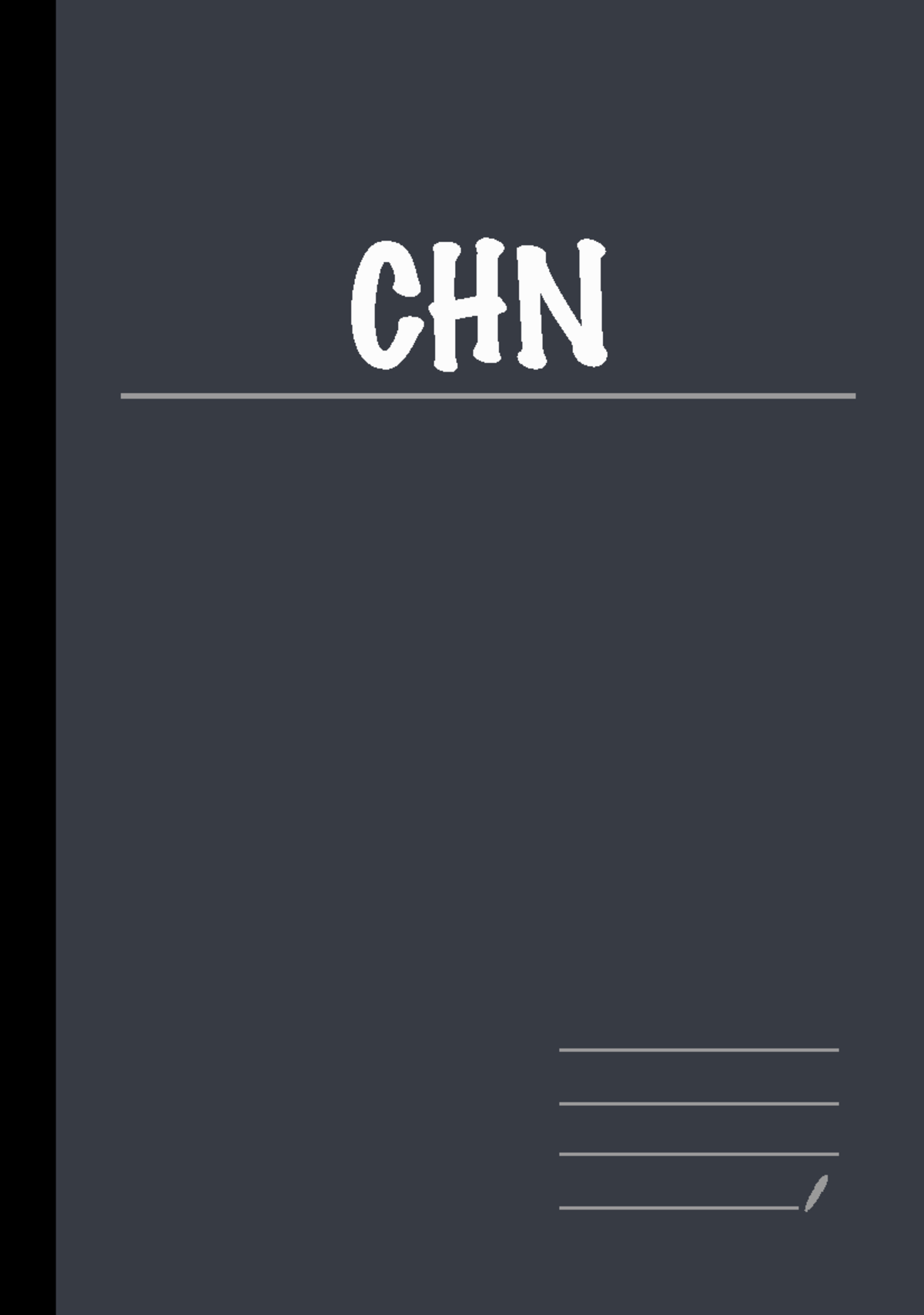 CHN 2: Comprehensive Community Health Nursing Notes by Sir Daclis - Studocu