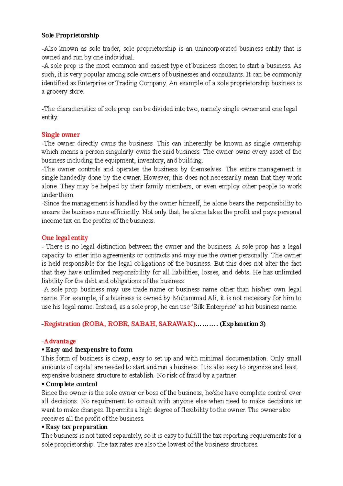 Concept of ROC and ROB business entities and the differences - The type ...