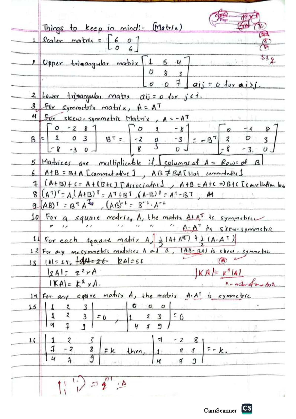 Maths Cheat Sheet: Key Concepts and Formulas - Studocu