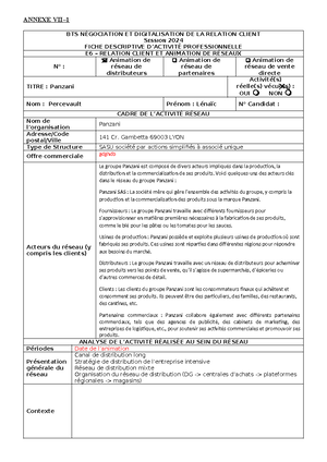 Fiche E6 (explications détaillées) - DOC UMEN T D E TR A VA IL BTS NDRC ÉPREUVE E6 – RELATION ...
