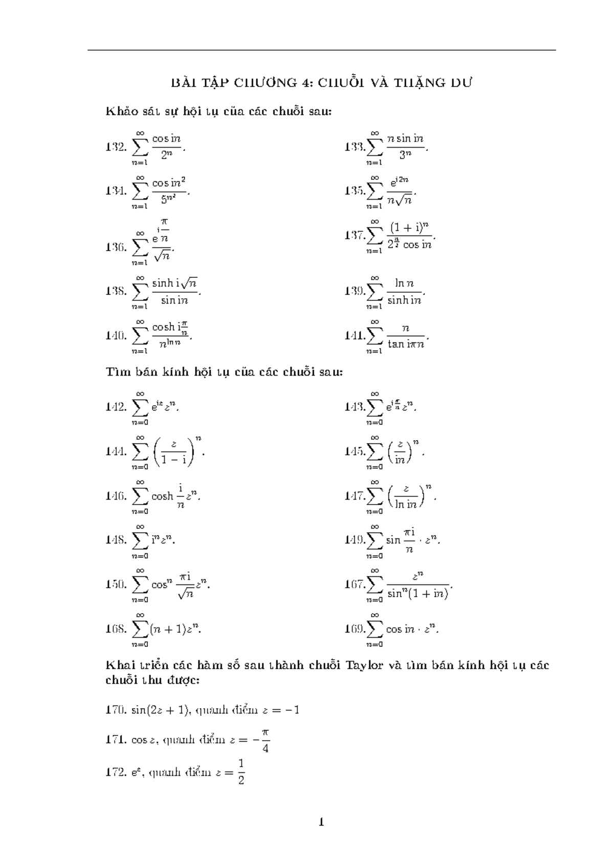 Bai tap chuong 4 - aaaaaaaaa - B I T P CH×ÌNG 4: CHUÉI V TH NG D× Kh£o ...