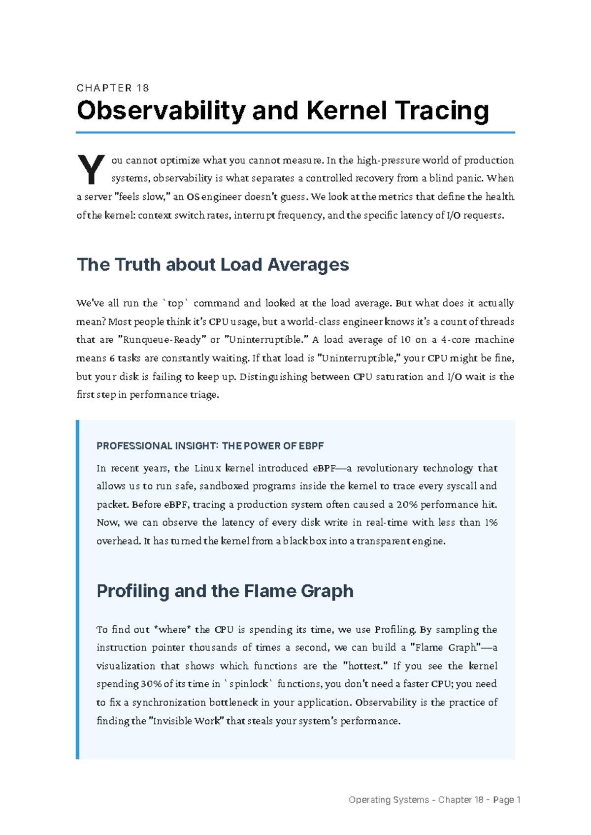 CHAPTER 18: Observability & Kernel Tracing Insights - Studocu