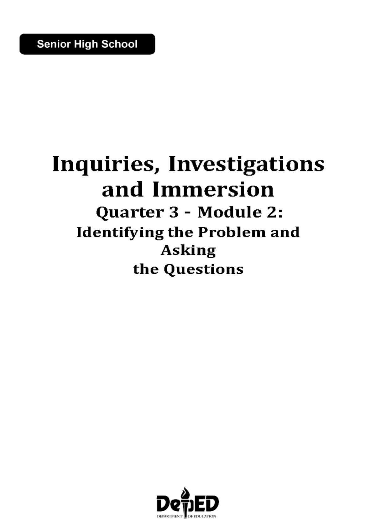 Q3 Module 2 2nd Sem 3Is - Hope this would help - Inquiries ...