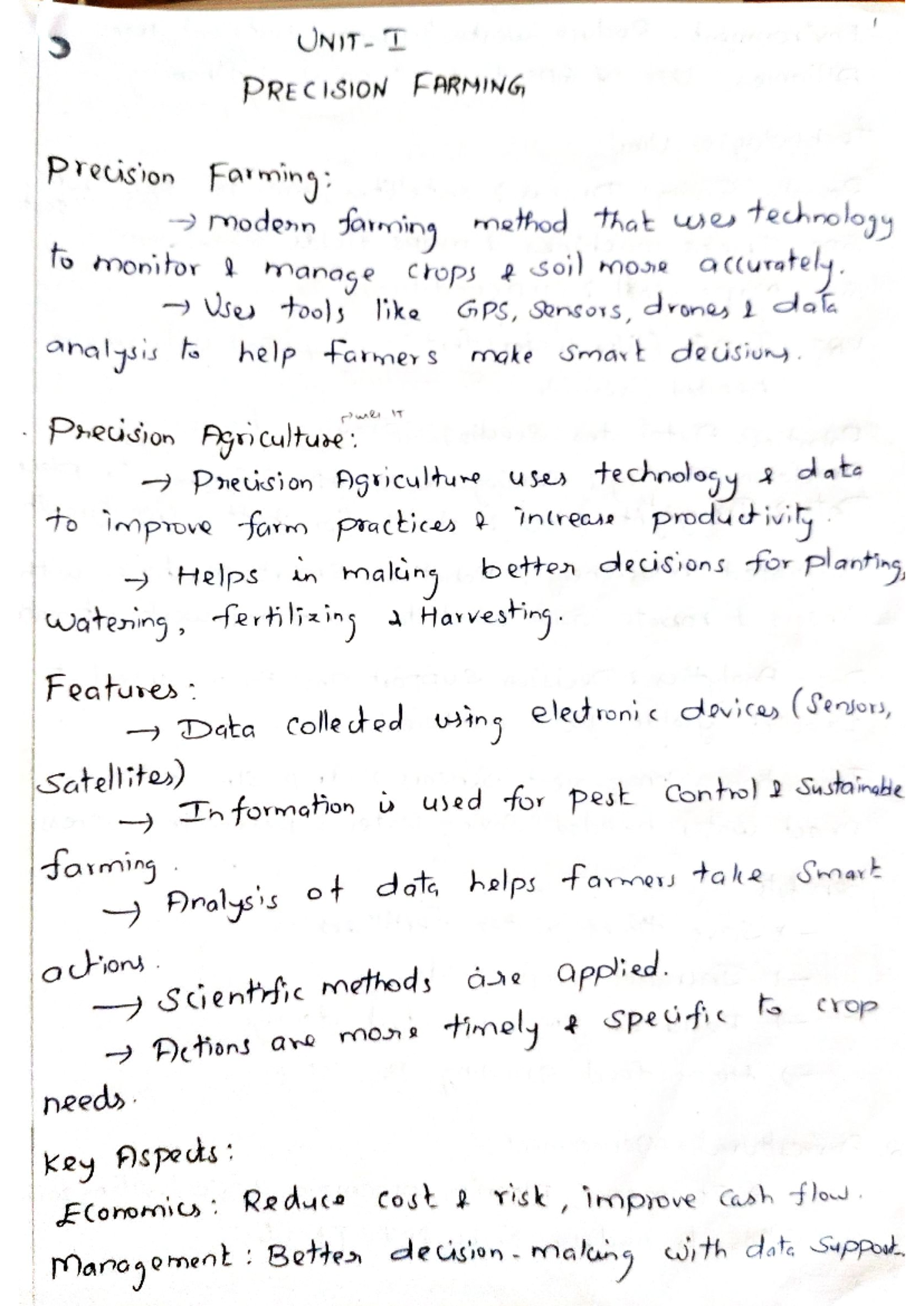 ITAS 101: Precision Farming and IoT Applications in Agriculture - Studocu