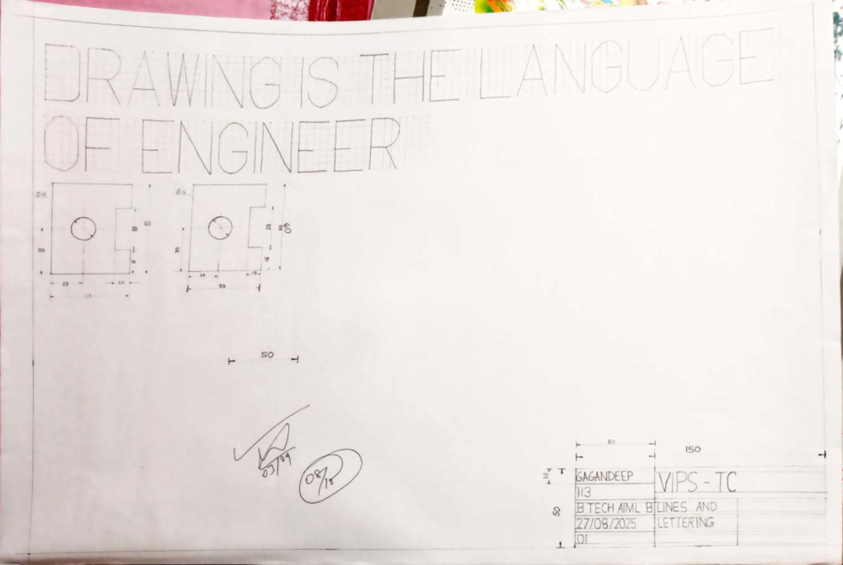 Drawing: The Language of Engineering (BTECH AIML) - Studocu