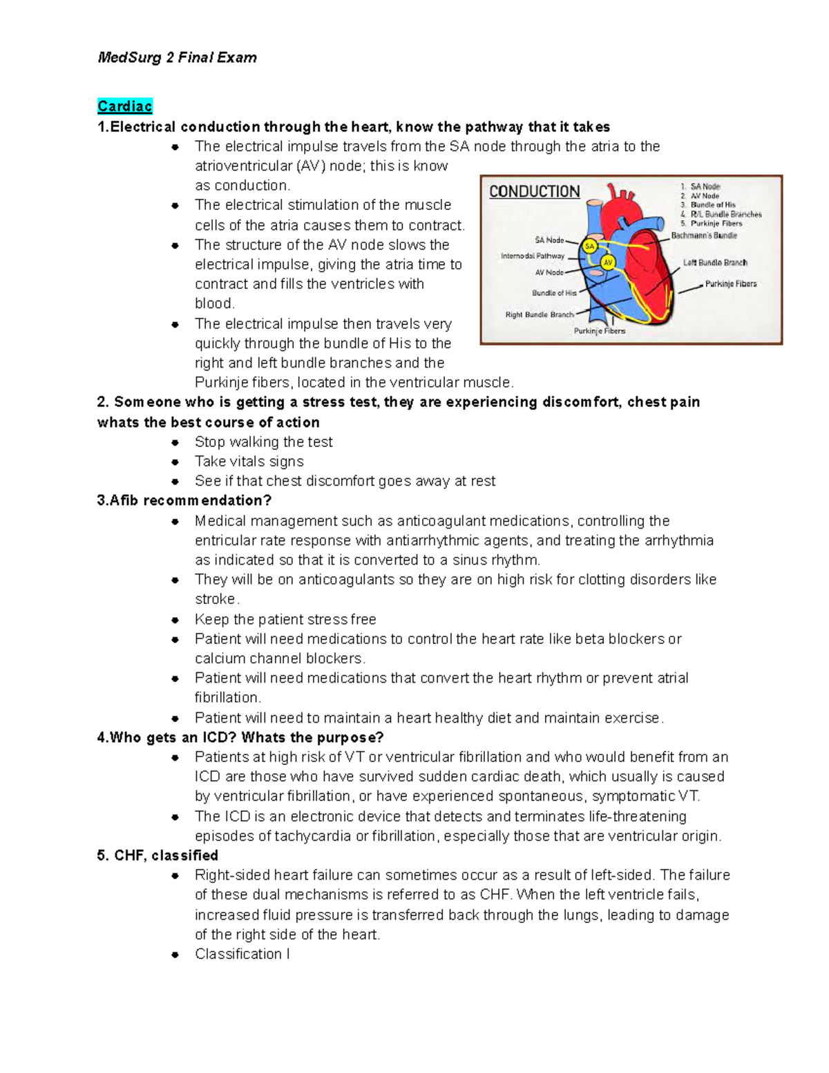 Med Surge 2 Final Exam Study Guide: Key Concepts & Insights - Studocu