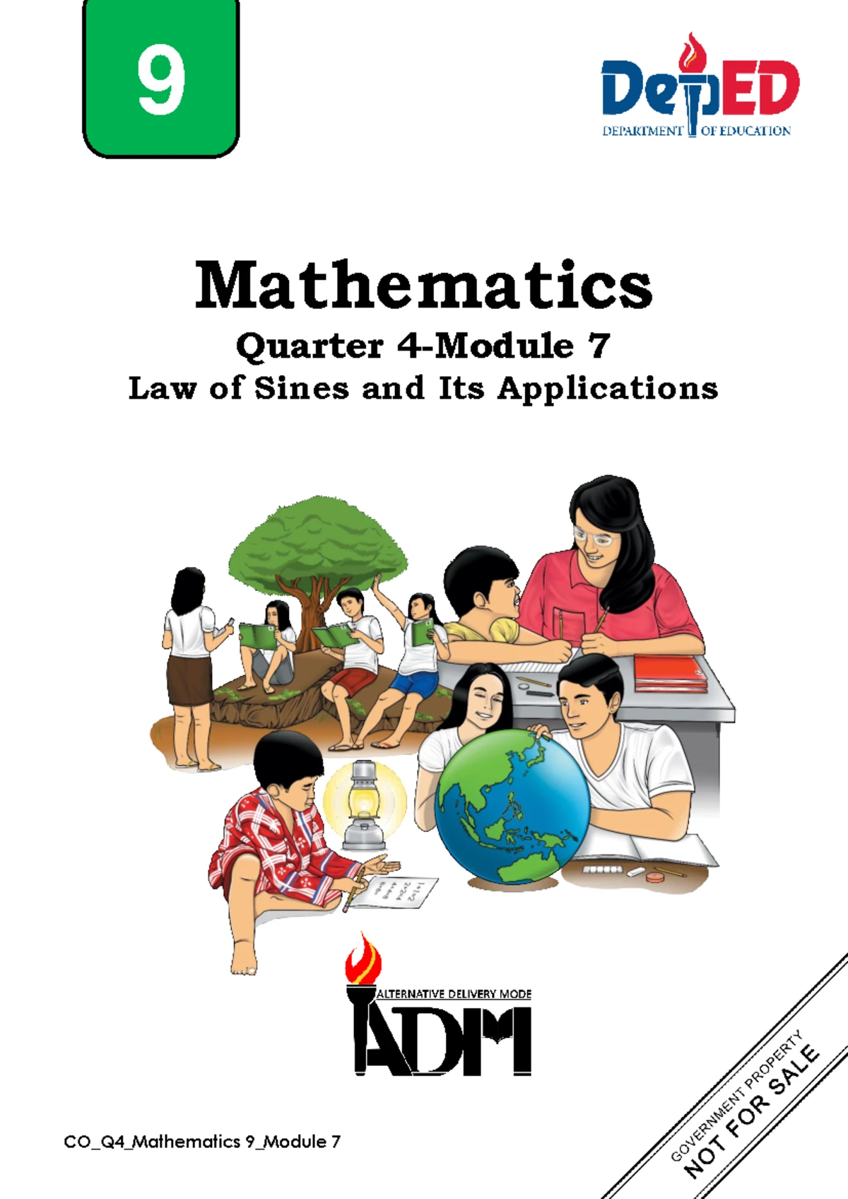 MATH9 Q4 MOD1 - Math 9 Quarter 4 - Mathematics Quarter 4 – Module 1: Trigonometric Functions ...