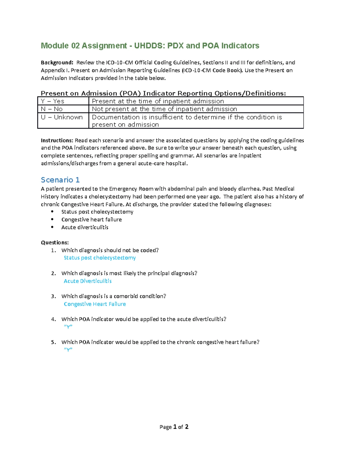 Module 03 Assignment Worksheet Module 03 Assignment Apply Cpt