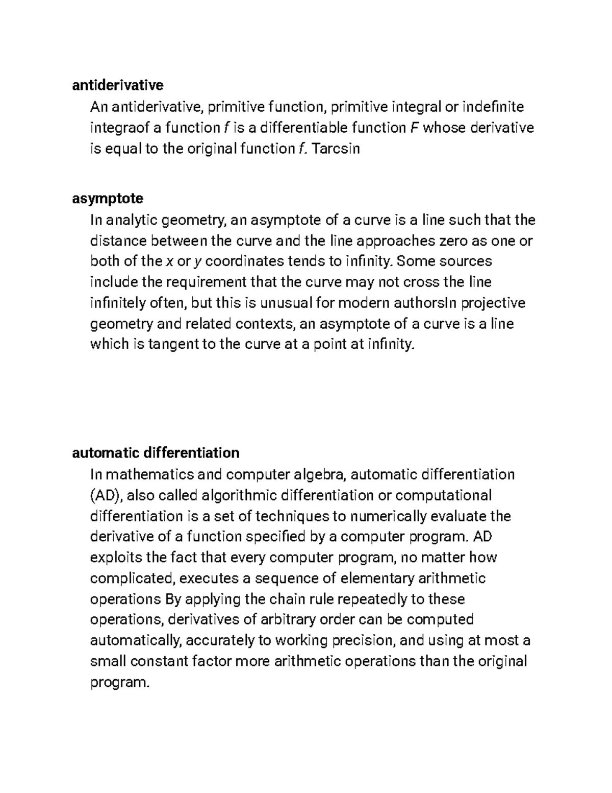 CALC 2 - CALCULUS 2 - antiderivative An antiderivative, primitive ...