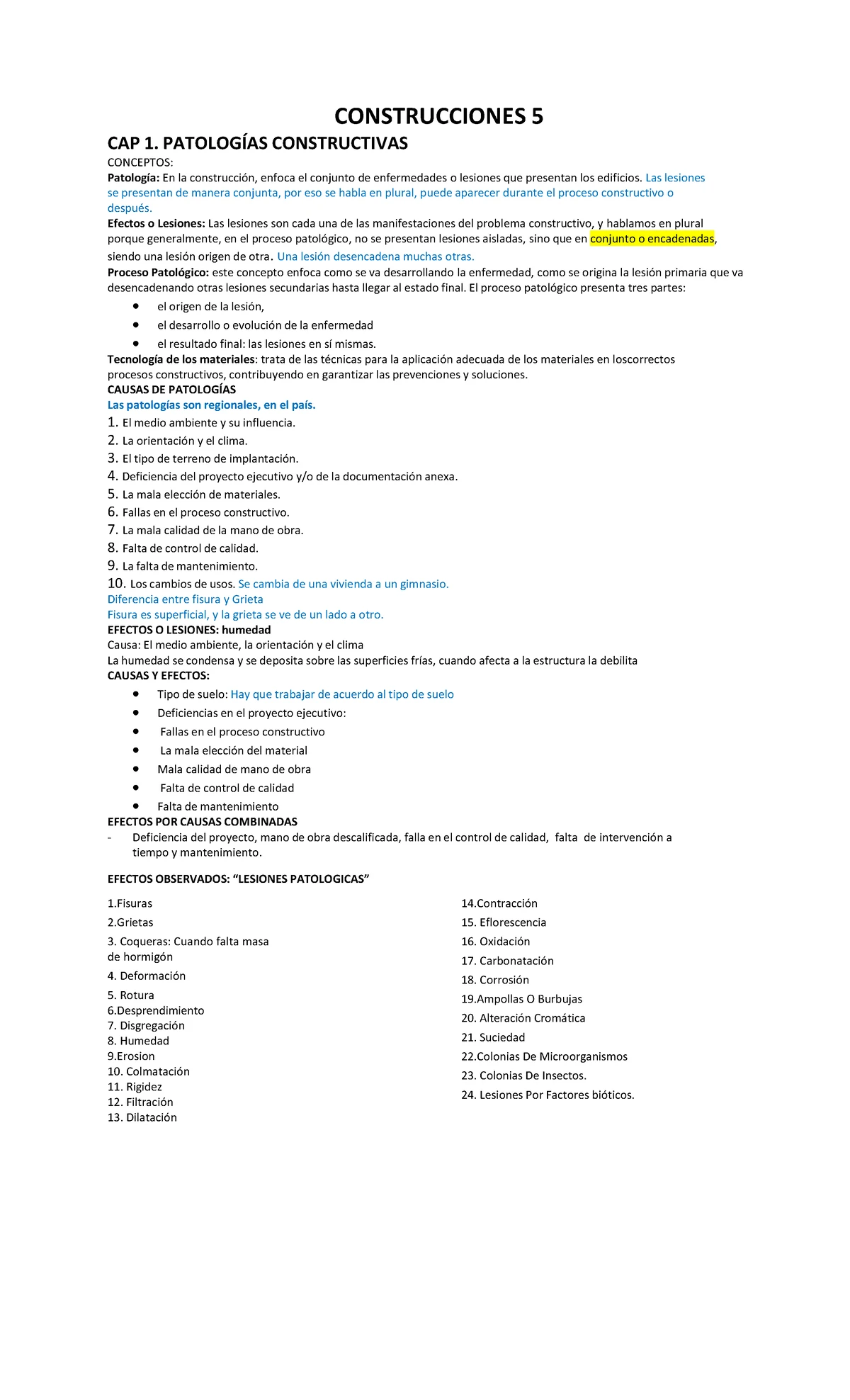 Resumen Constru 5 PDF - .... - CONSTRUCCIONES 5 CONTENIDOS PROGRAM¡TICOS 1ÕAS CONSTRUCTIVAS ...