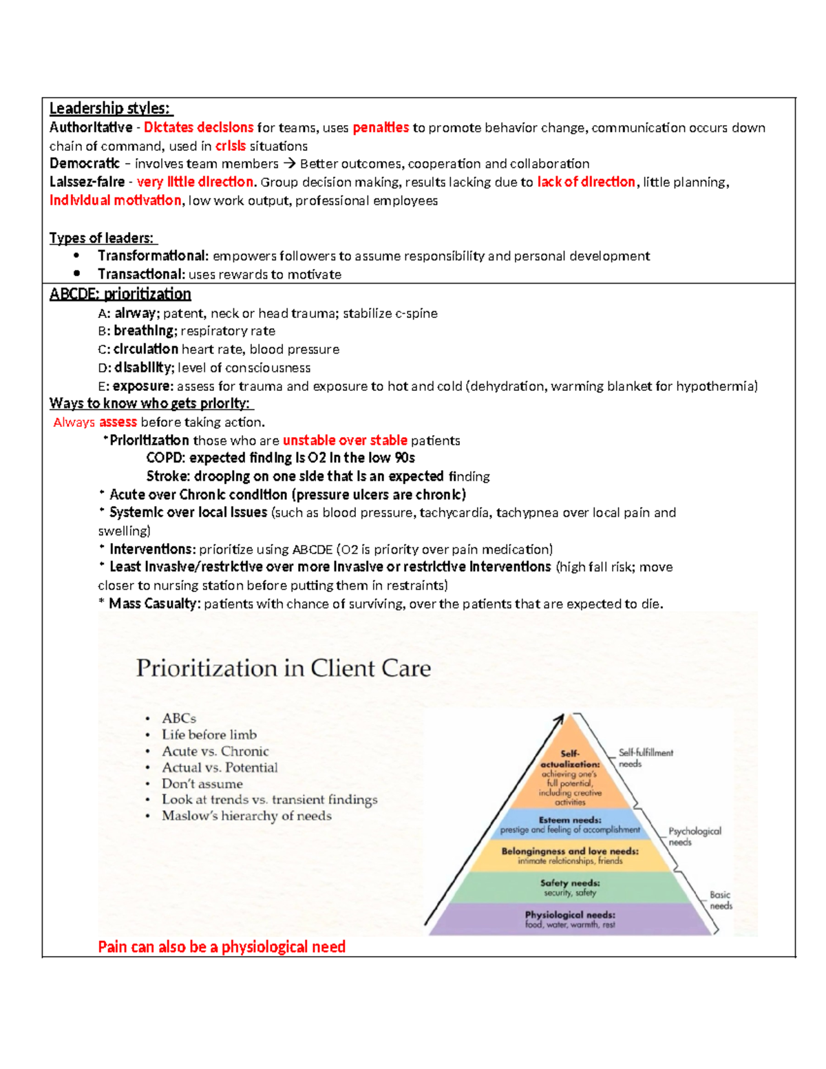 L&M ATI Leadership & Management Study Guide for Nursing Exams - Studocu