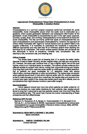 Gibbs- Journal-BEA - BEA M. BALOCO BSN2 –ABDELLAH March 19, 2025 GIBBS ...