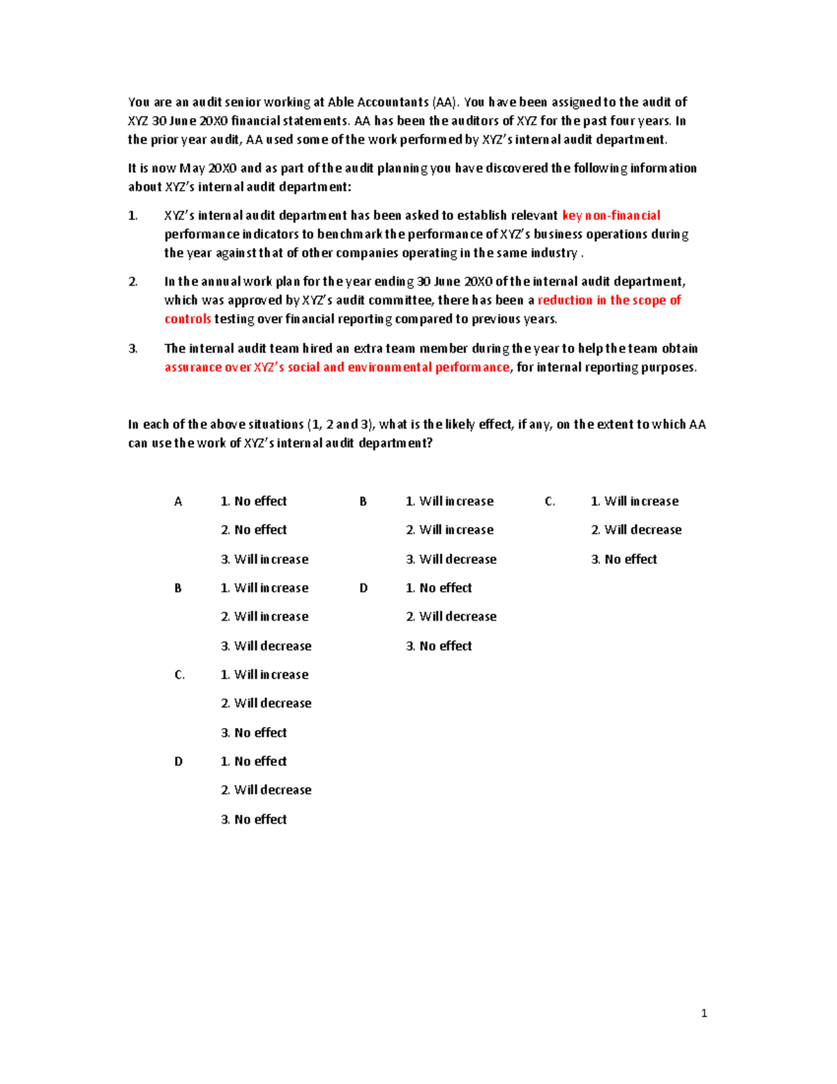 AA3 Audit Notes - Financial Statements and Key Audit Matters - Studocu