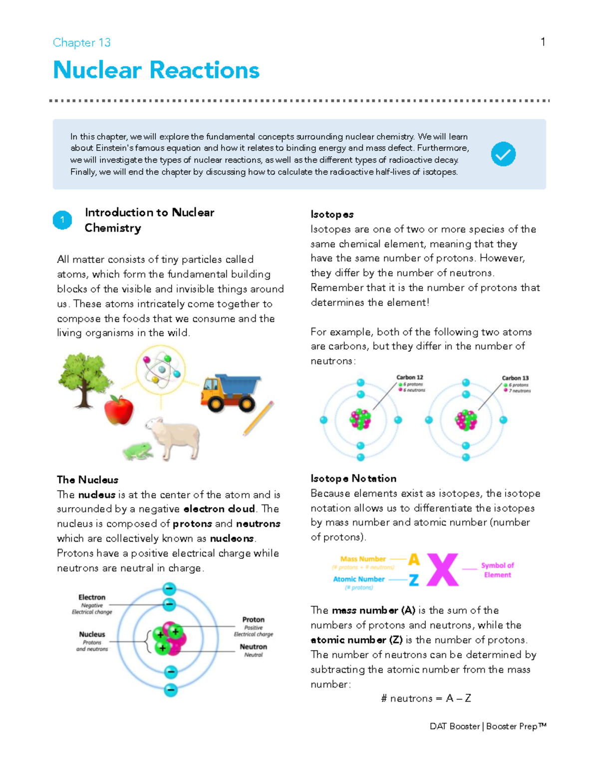Nuclear Reactions: Radioactive Decay & Half-Life Calculations for DAT ...