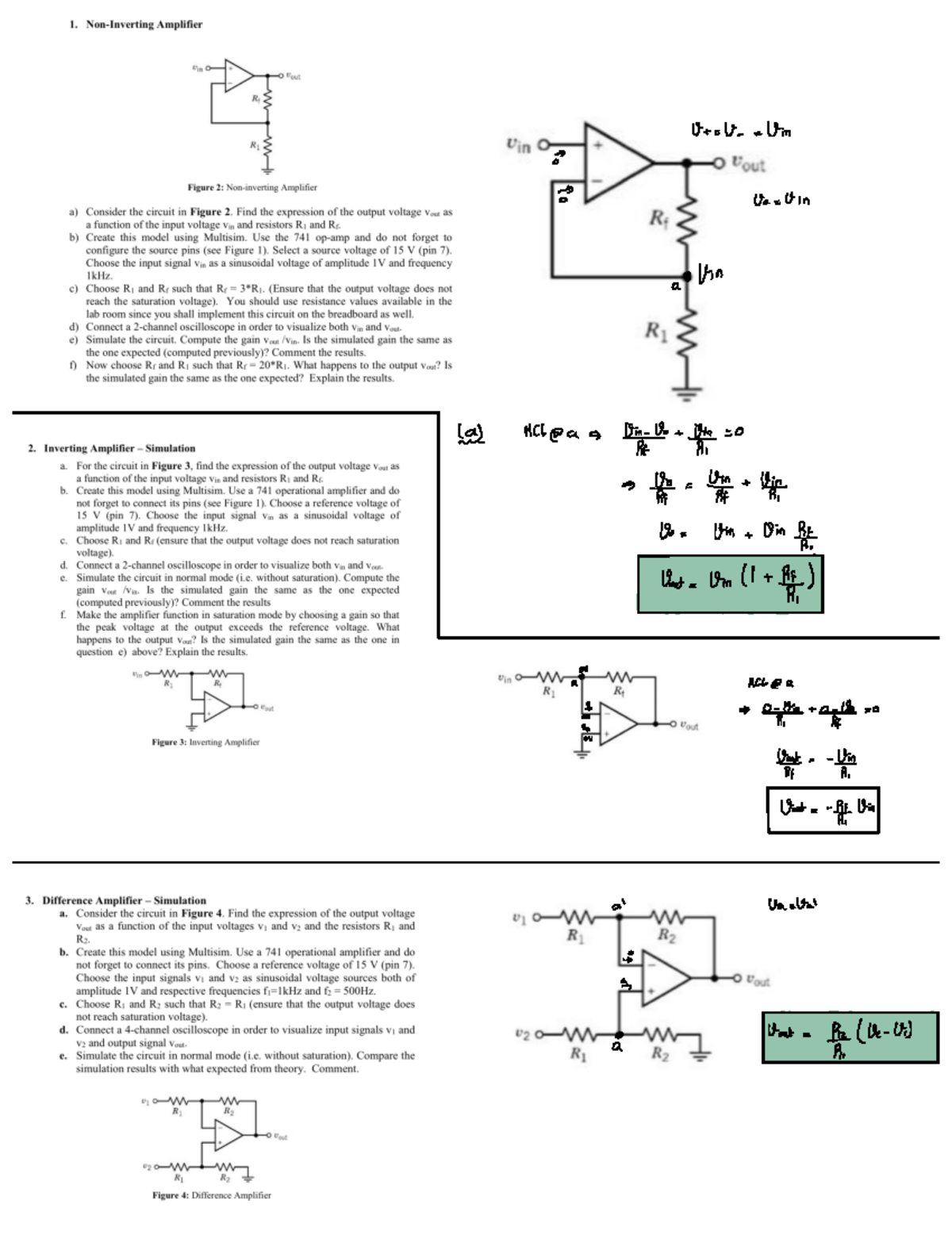 CT II Prelab 1 - Circuit Theory 2 Pre-Lab Overview - Studocu