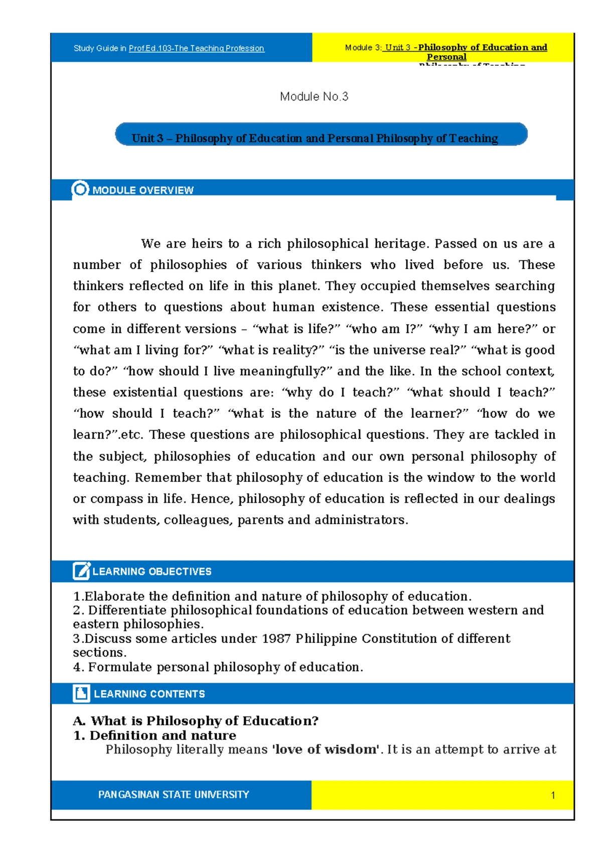 Module-2-the-teaching-profession - Study Guide in Prof.Ed-The Teaching ...