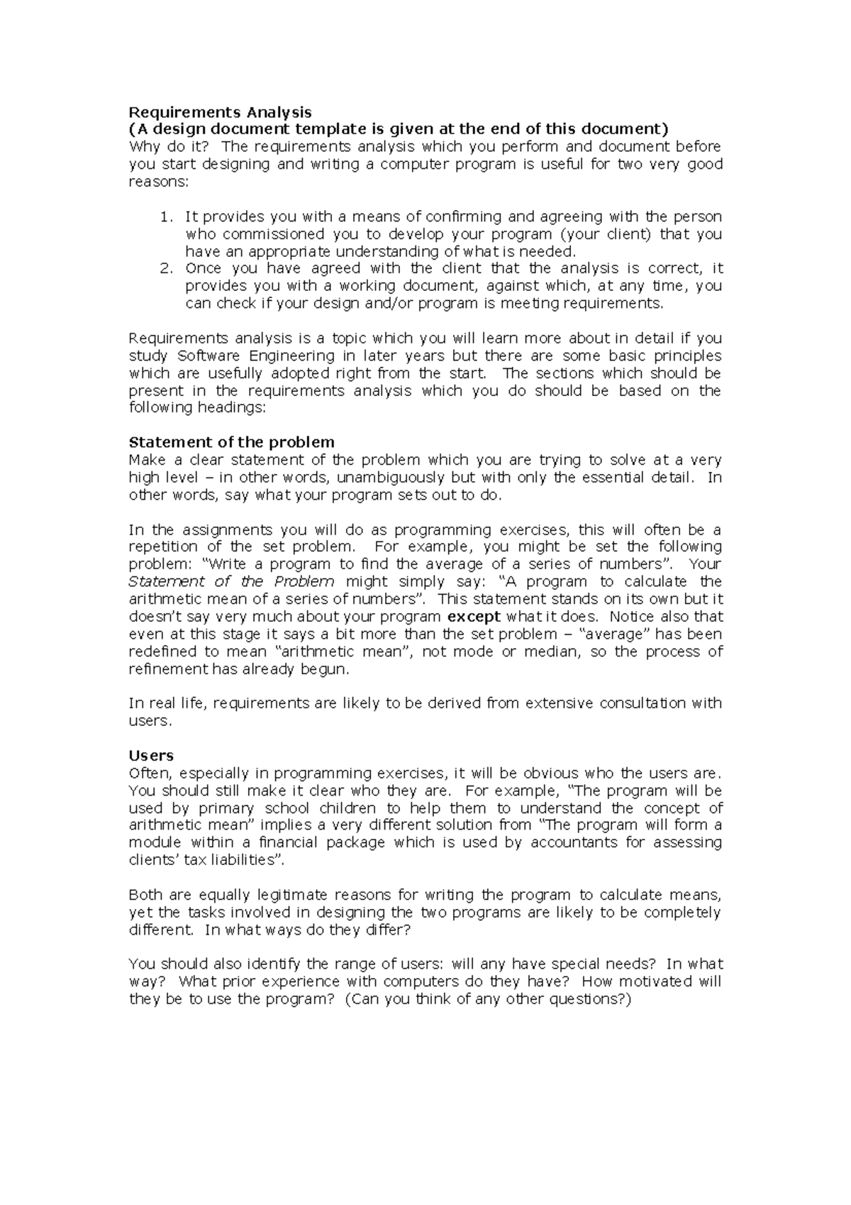 AC11001 - Requirements Information and Design Document Template ...