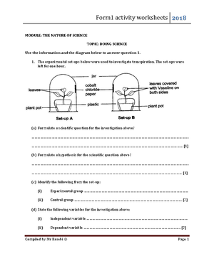JCE Science Revision Booklet - Copy-2 - JCE SCIENCE REVISION BOOKLET ...