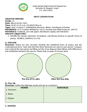 Curriculum Map Filipino 7 Q3 - Archdiocese of Palo ST. JOSEPH HIGH ...