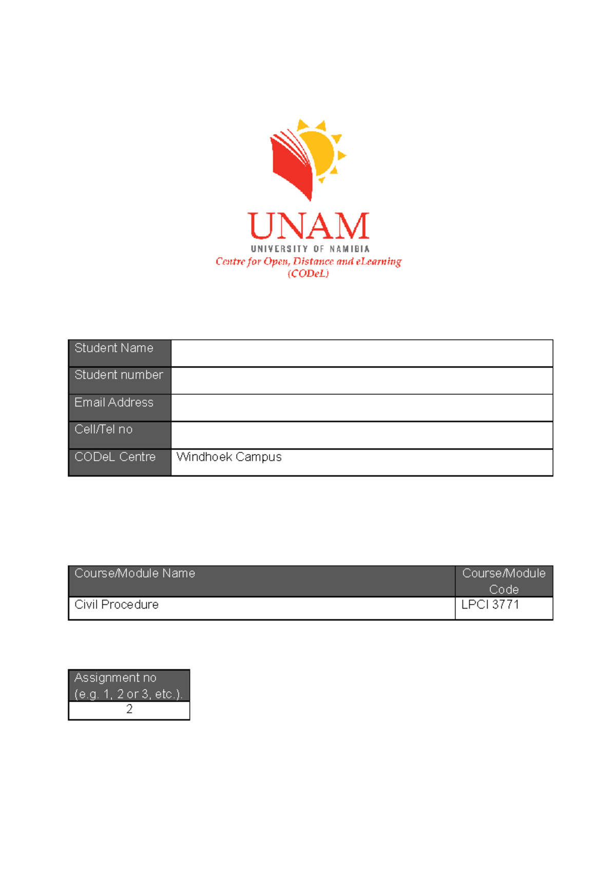 Civil Procedure LPCI 3771: Drafting Assignment on Particulars of Claim ...