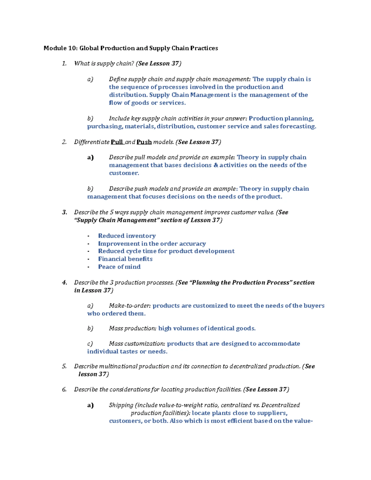 Module 11 Study Guide Module 11 Decisions To Maximize Financial