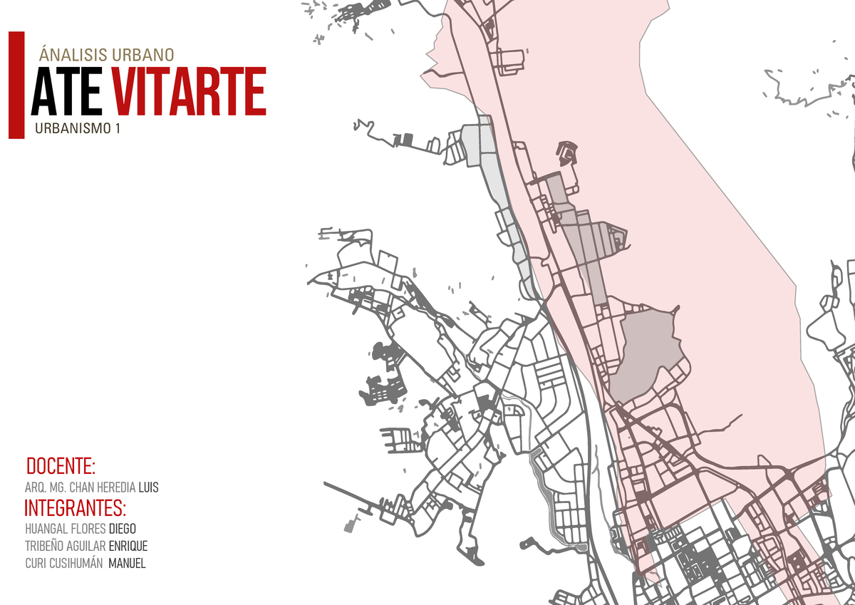 ATE- Análisis Urbano y Problemáticas del Distrito Vitarte - Studocu
