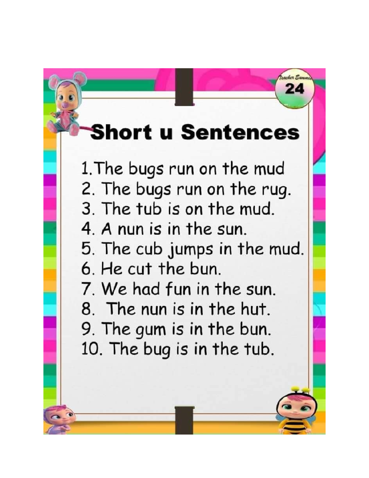 CVC Reading Activities: Short Sentences & Stories for Beginners - Studocu